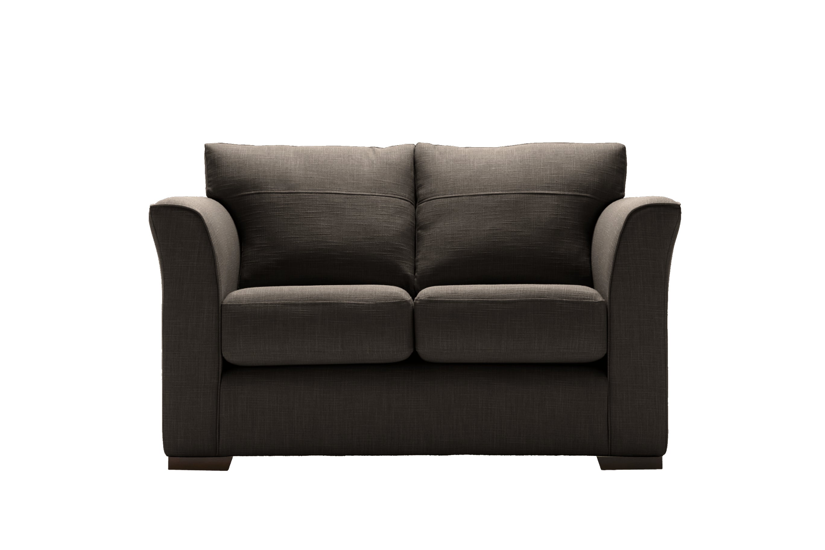 Amelia 2 Seater Sofa Linoso Charcoal – SofaSofa